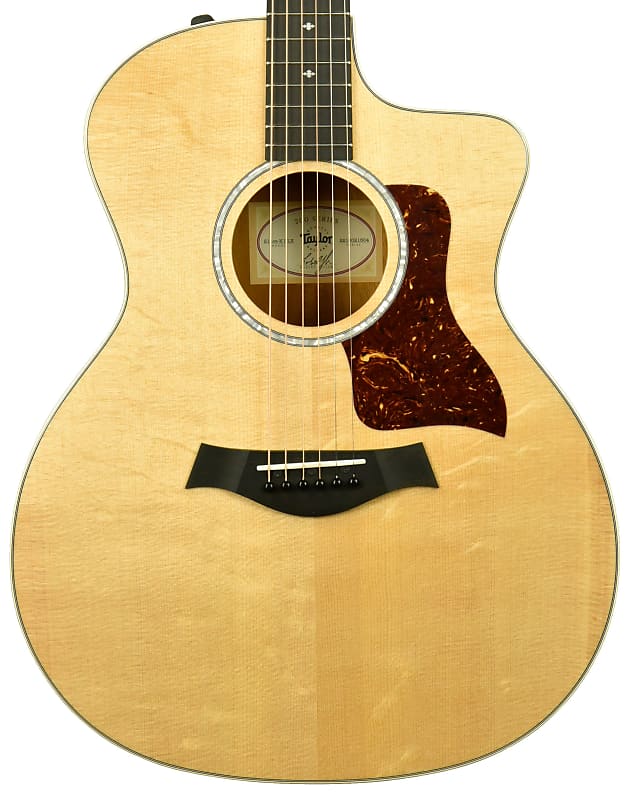 Taylor 214ce-K DLX Acoustic-Electric Guitar 2210021504 | Reverb