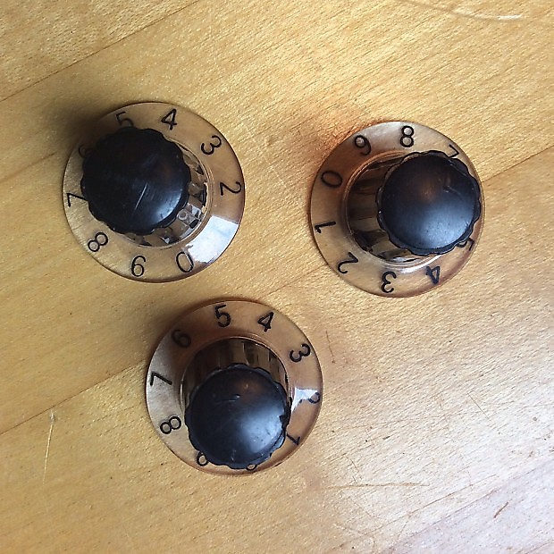 Sound City amplifier Control Knobs c 1970 Black/ clear | Reverb