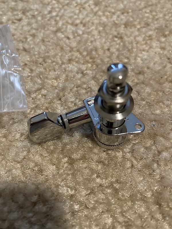 Jin Ho Locking Guitar Tuners Chrome 6 In-line Machine Heads | Reverb
