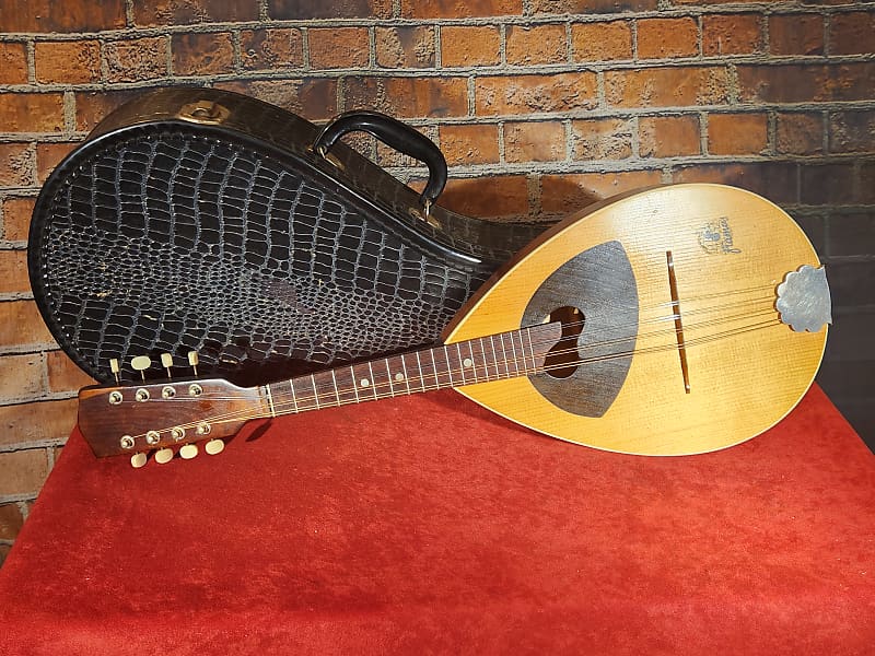 Vintage 1960-70’s Framus Mandolin Natural w/ Chipboard Case | Reverb