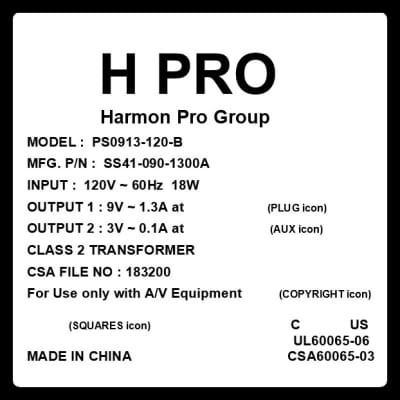 DigiTech PS0913B-120-B 9V Power Supply 2000s / B-Stock | Reverb