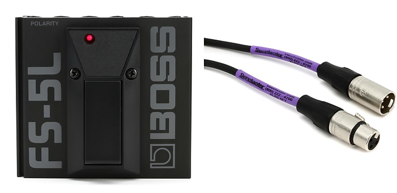 Boss FS-5L Latching Footswitch Bundle with Pro Co EXM-5 | Reverb