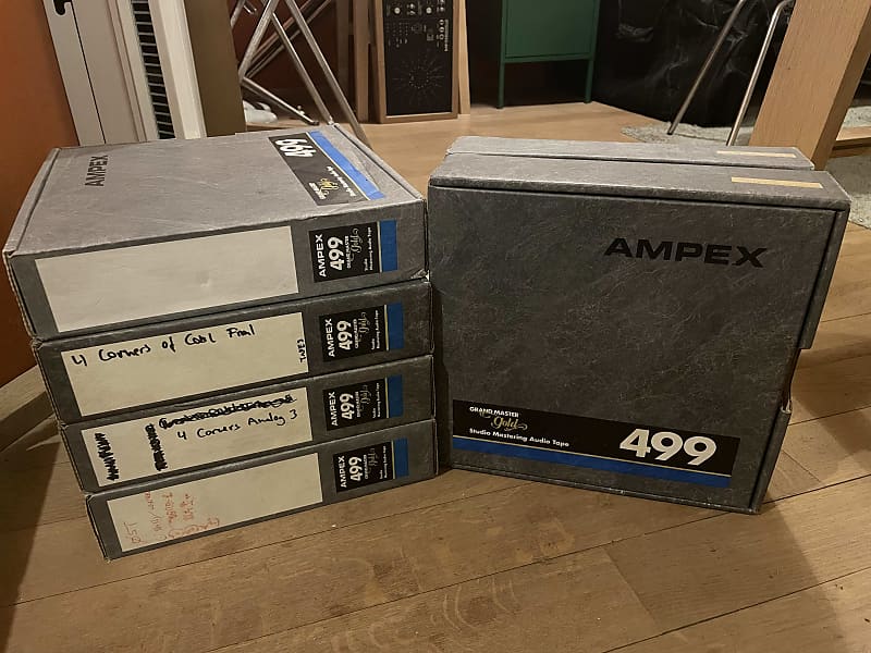 Ampex 499 2" Grand Master Gold Tape | Reverb