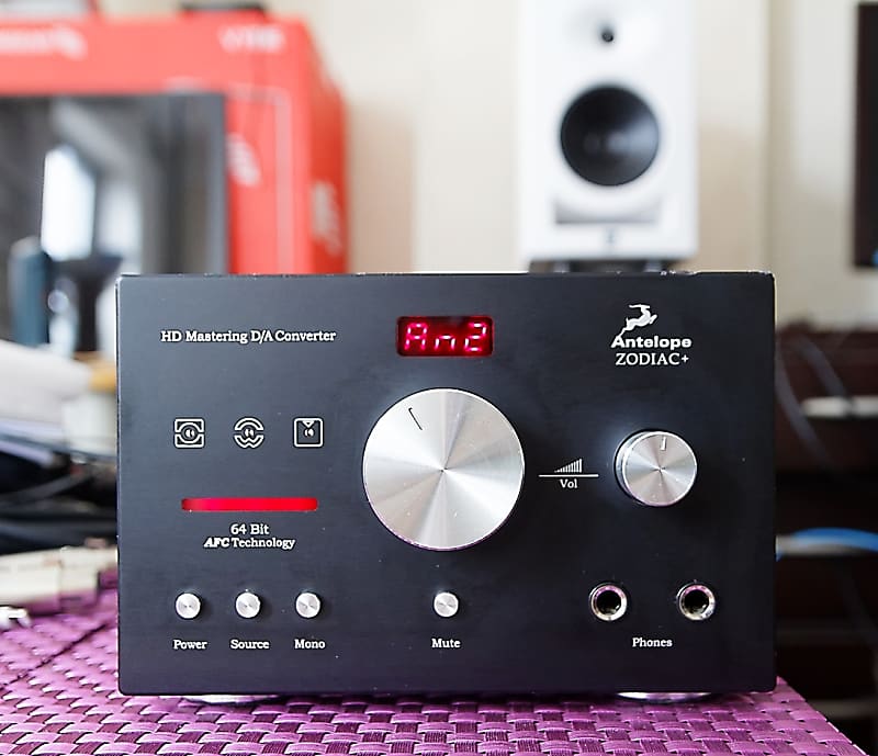 Antelope Audio Zodiac+ HD Mastering DAC DA Converter Black | Reverb