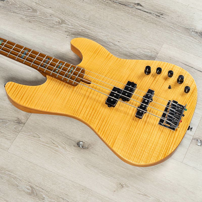 Sire Marcus Miller P10 4-String Bass Guitar, Roasted Maple | Reverb