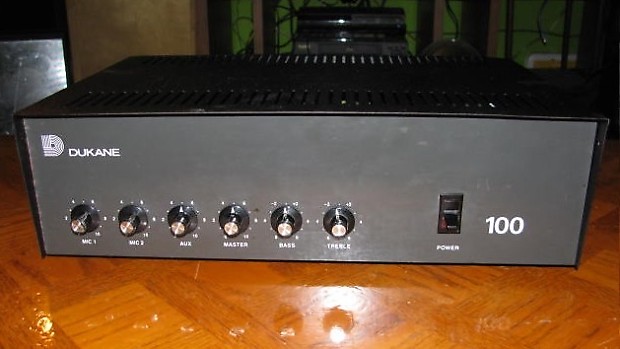 Dukane 1A1400 Mixer/Amplifier - 100 Watts | Reverb