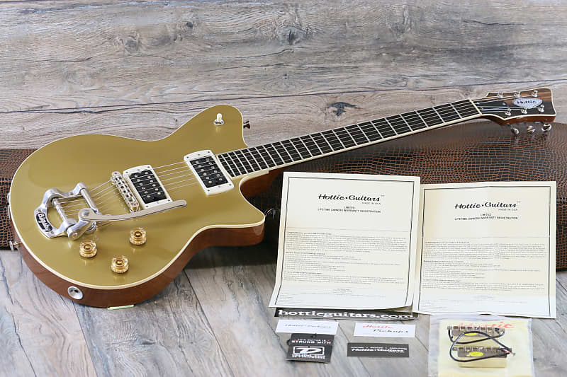 Super Clean! Hottie Custom 454 Goldtop #1 Bigsby Saul Koll | Reverb