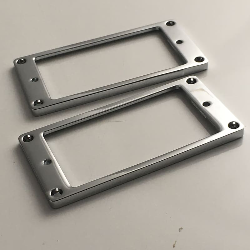 2 NOS Relic Chrome Metal Pickup Rings Humbuckers Gibson LP | Reverb