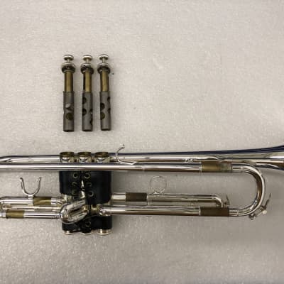 F. Besson International Series - Silver w/case + accessories | Reverb