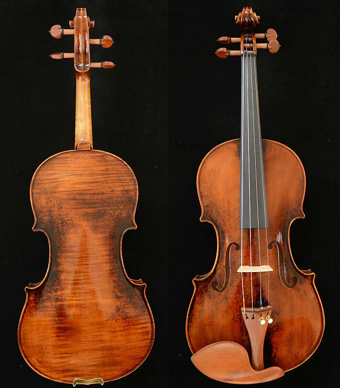 1-PC Back Violin Master Violin Stradivari 1716 Messiah Violin | Reverb