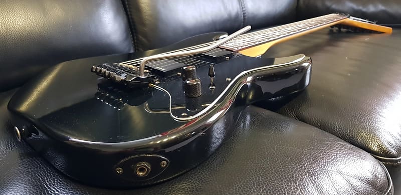 Charvel Model 3A. Japan 1986. Gloss Black. Kahler Trem. 100% | Reverb