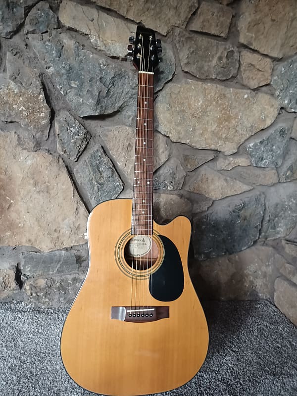 Samick LW-025 G CEQ Acoustic Electric Guitar | Reverb