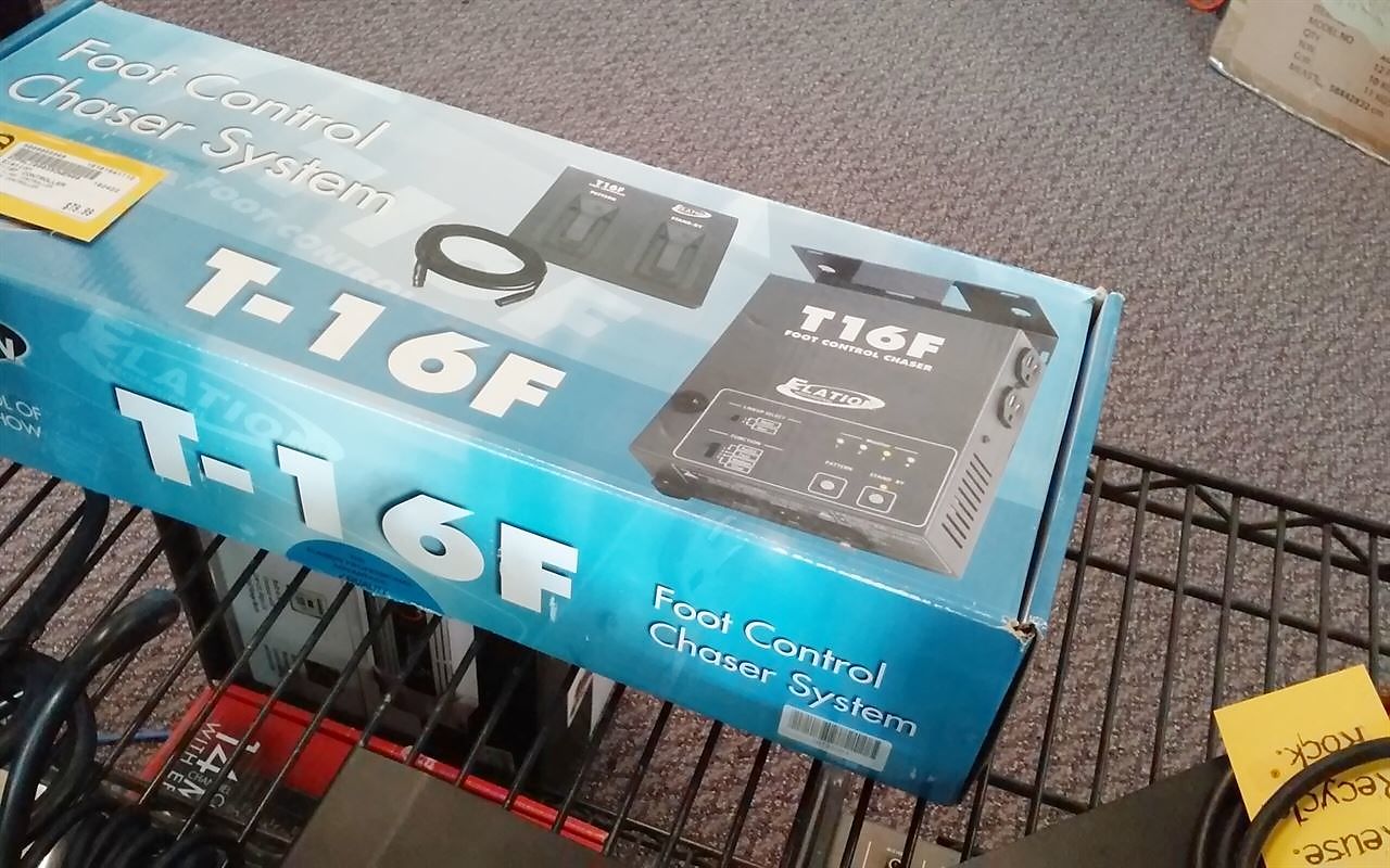 Elation T16F Foot Controller w/ Foot Switch | Reverb UK