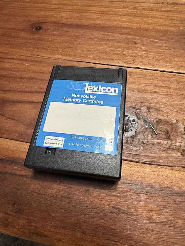 Lexicon 480l non volatile memory cartridge | Reverb
