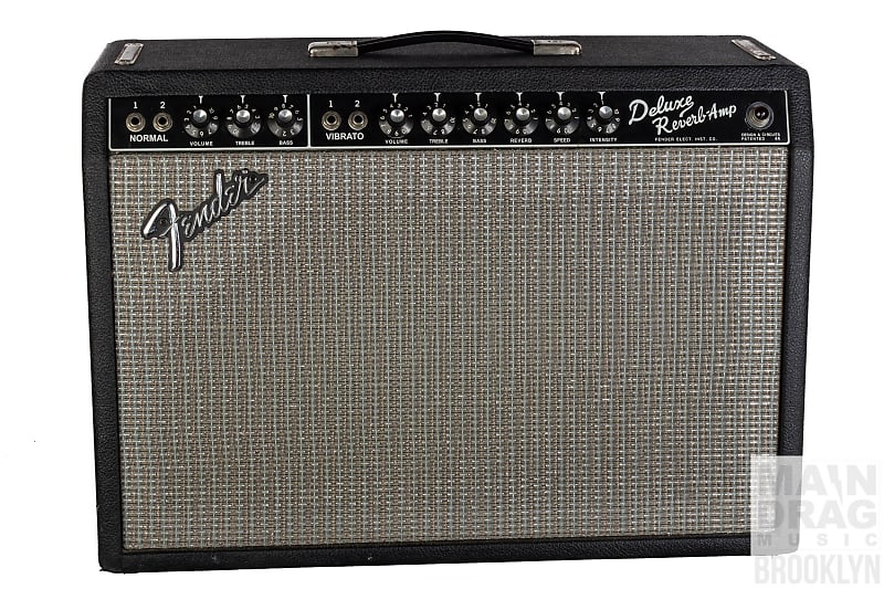 1978 Fender Deluxe Reverb (Black Panel Mod) | Reverb