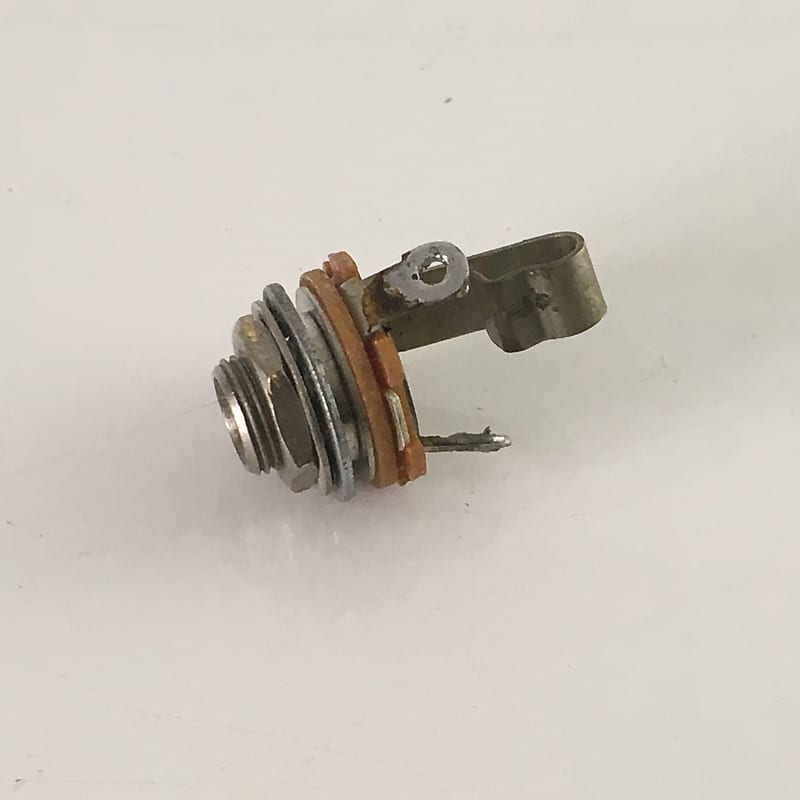 Vintage Fender Strat Switchcraft Output Jack Made in USA | Reverb