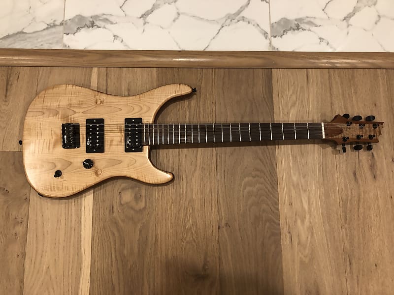 Custom built strat style figured Maple drop top electric | Reverb