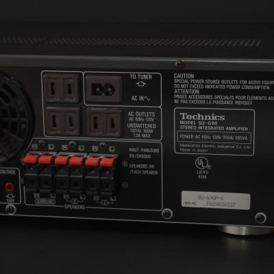 Technics SU-G90 Integrated Class A Stereo Receiver Amplifier | Reverb