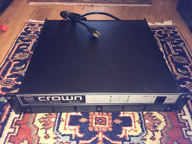 Crown Com-Tech 200 2-Channel Power Amp(600 watt max power) | Reverb