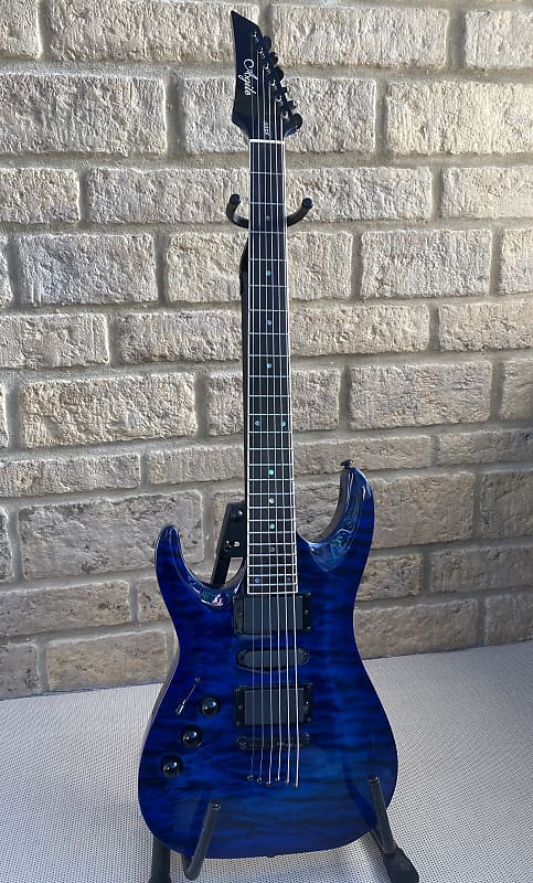 Agile AB-3500 Baritone - Tribal Blue - Left Handed | Reverb UK