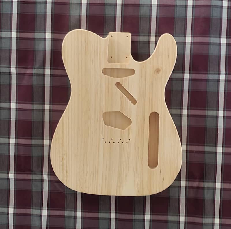 Woodtech Routing 1 pc Eastern White Pine Telecaster Body - | Reverb