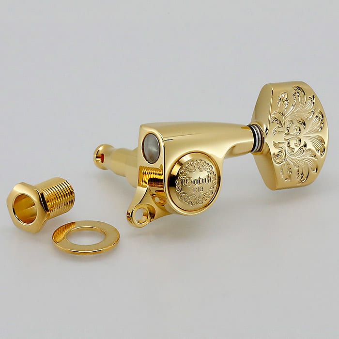 GOTOH SGS510Z-A60LX Luxury Mode L3+R3 3x3 Engraved Tuners | Reverb