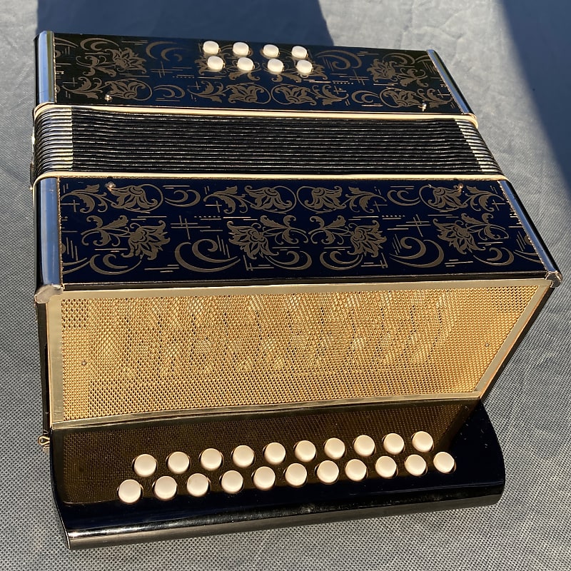 Accordion B-C Chromatic Melodeon - 2 Row 21 Button Keyboard - | Reverb
