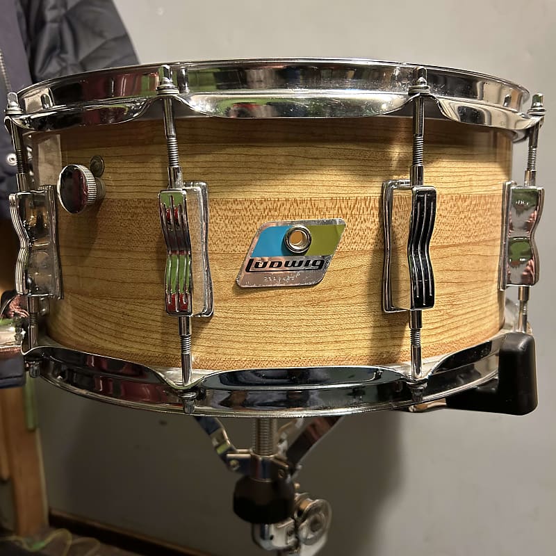 Ludwig 6.5"x14" Snare Drum - Six Ply - Butcher Block | Reverb