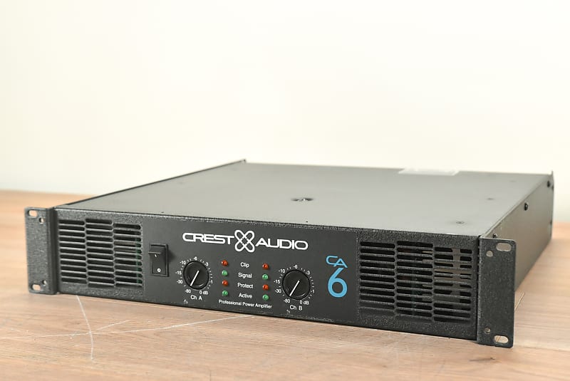 Crest Audio CA6 2-Channel Power Amplifier (church owned) | Reverb