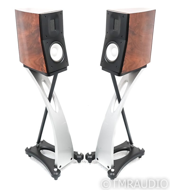Raidho C 1.1 Bookshelf Speakers; C1.1; Walnut Pair w/ Stands | Reverb