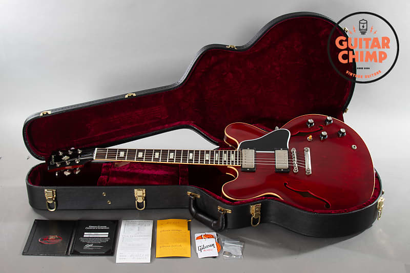 2012 Gibson Custom Shop Historic ‘63 ES-335 Block Cherry | Reverb