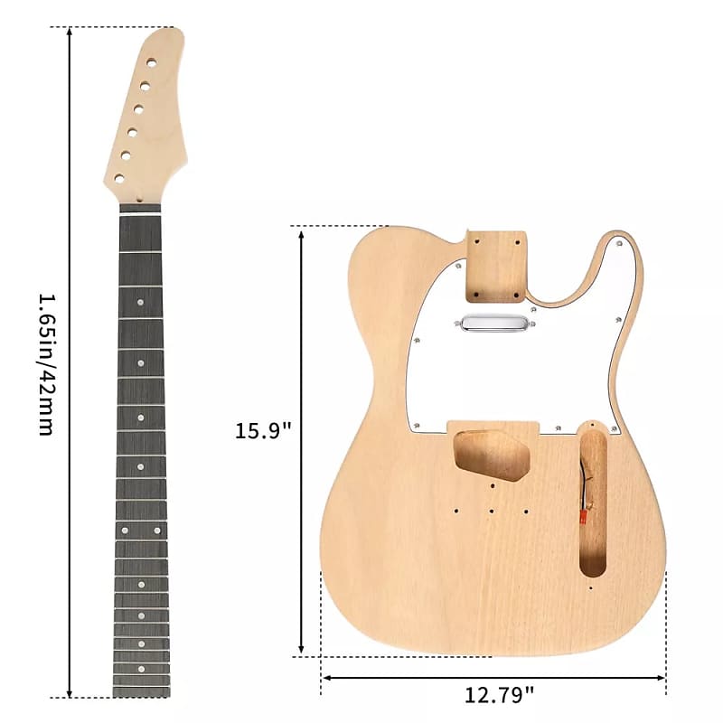 6 String TL Style Electric Guitar Kits School Band Mahogany | Reverb