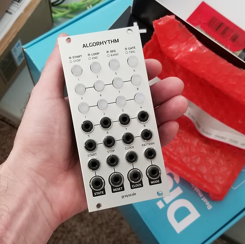 Grayscale Algorhythm 8-channel trigger sequencer | Reverb
