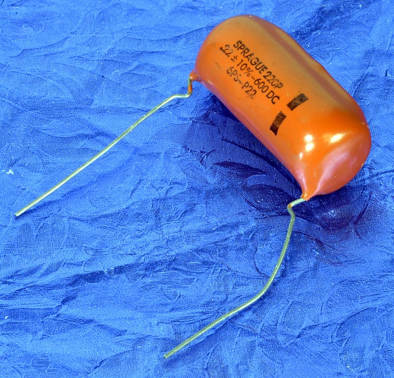 Sprague 220P Orange Drop .22uF 600VDC 6PS Mylar Film & Foil | Reverb