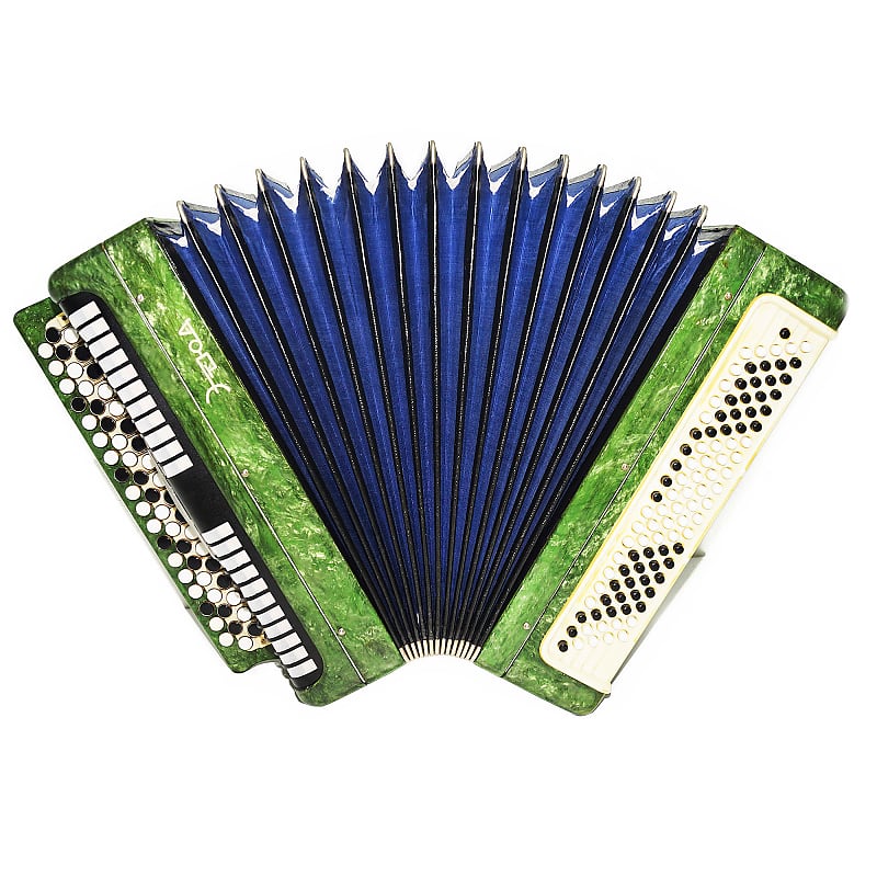 3 Row Button Accordion, Original Bayan Etude, made in Tula | Reverb