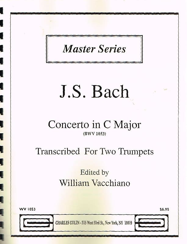 J.S. Bach Concerto in C Major (BWV 1053) Transcribed for Two | Reverb