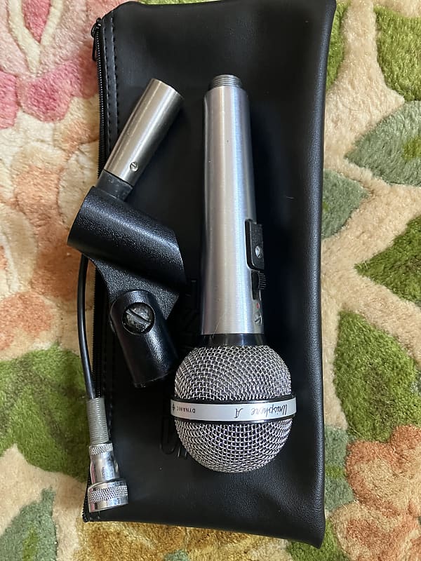 Vintage 1970's Shure 585SA dynamic microphone harp Satin | Reverb