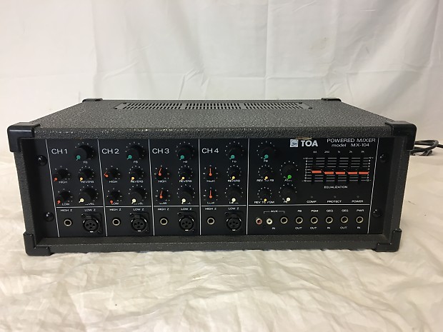TOA MX-104 4 Channel Power Mixer | Reverb