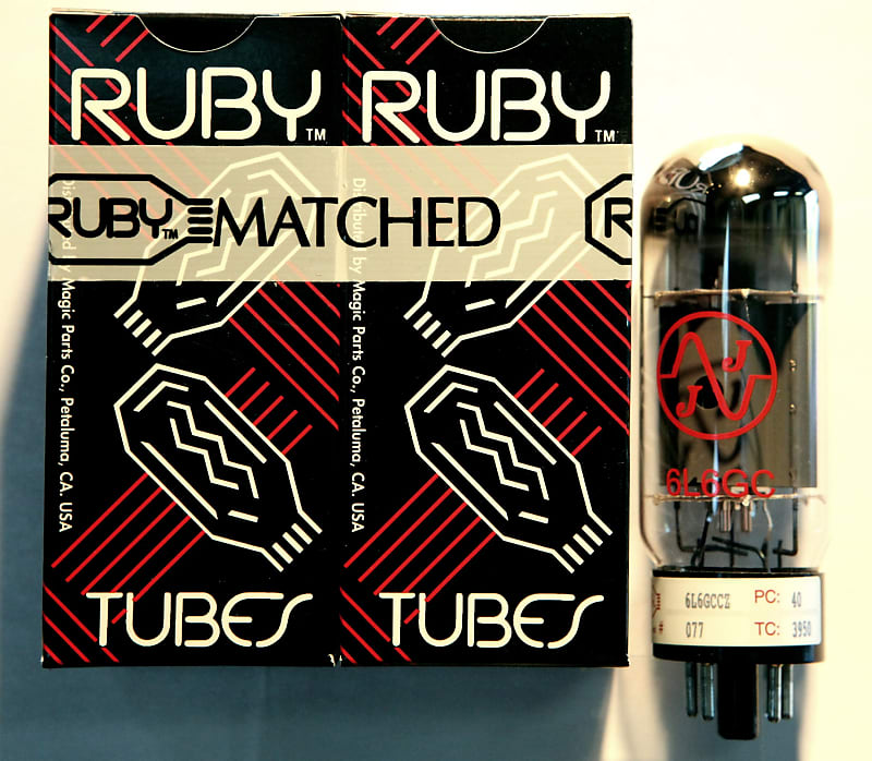 Ruby Tubes JJ 6L6GC Match Quad (4) | Reverb