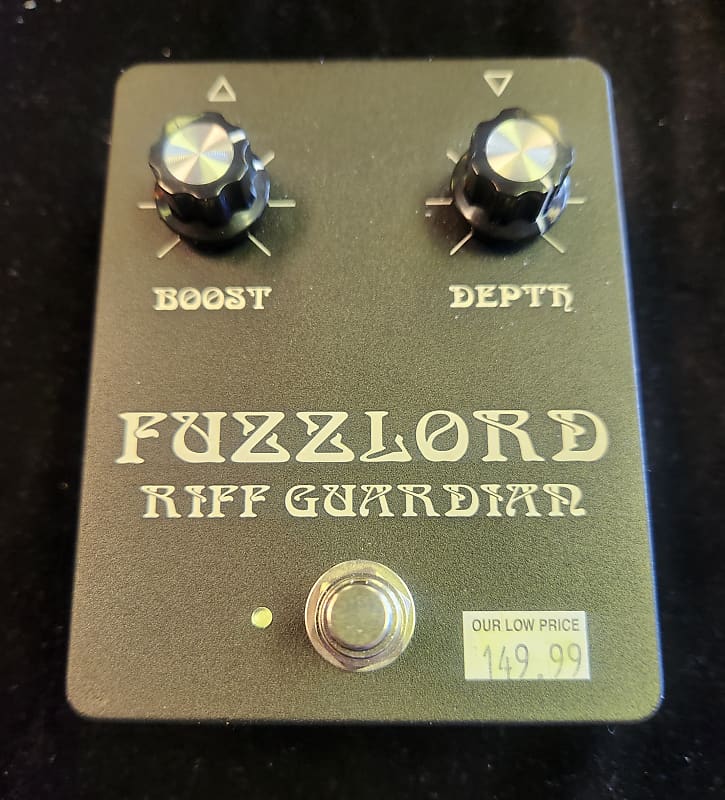FuzzLord Effects Riff Guardian Boost Pedal | Reverb