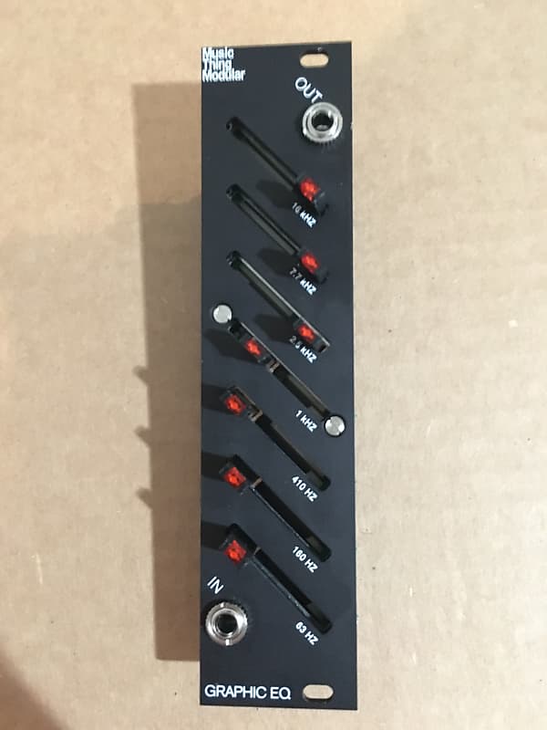 Music Thing Modular Graphic EQ Eurorack | Reverb