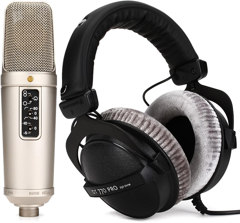 Rode NT2-A Large-diaphragm Condenser Microphone Bundle with | Reverb