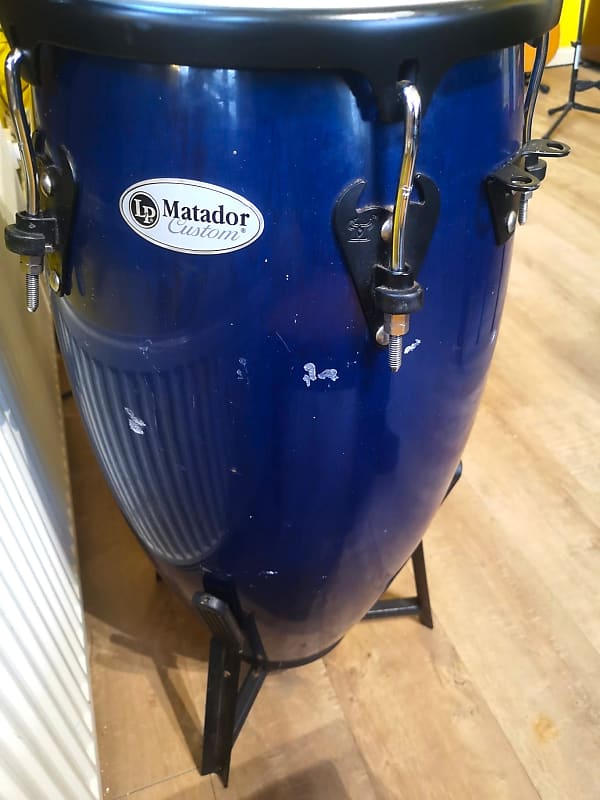 Single Conga Drum - LP Matador Custom 2000 - Blue | Reverb