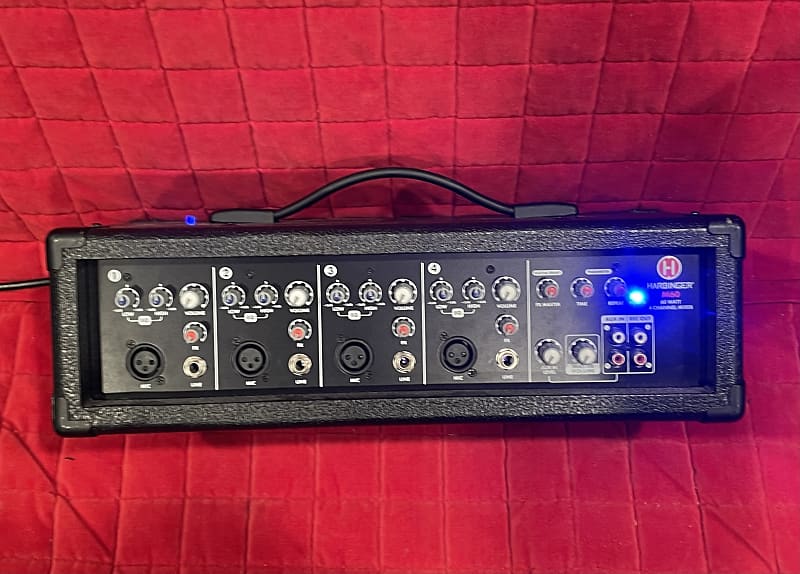 Harbinger M60 MüV Series Mixer / PA Head 60 Watt 4 Inputs w | Reverb