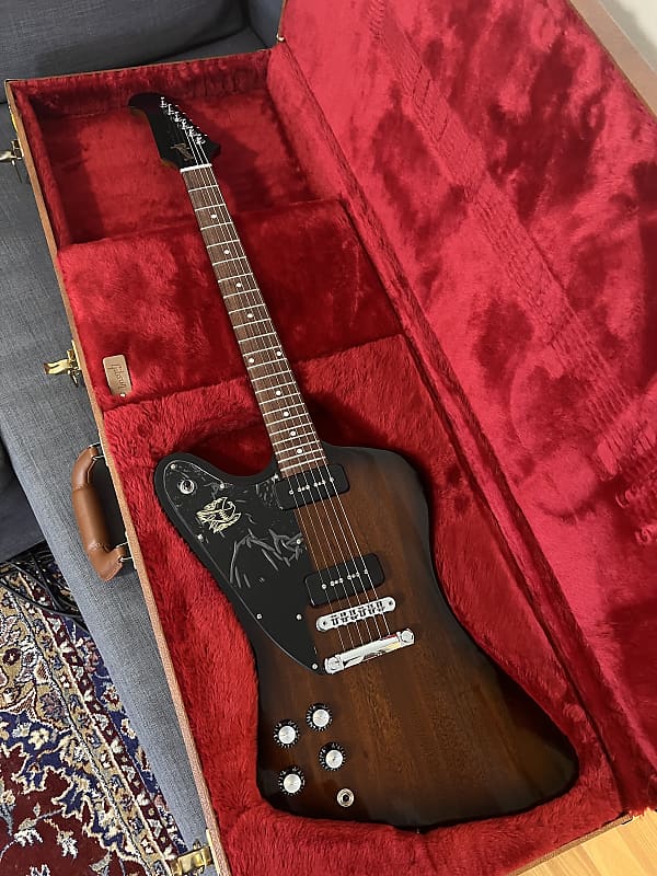 Left-handed Gibson Firebird 2018 Vintage Sunburst | Reverb