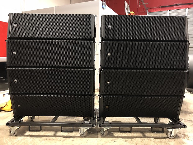 Complete RCF Active System - 8x HDL 50A, Fly Bars, Carts, | Reverb