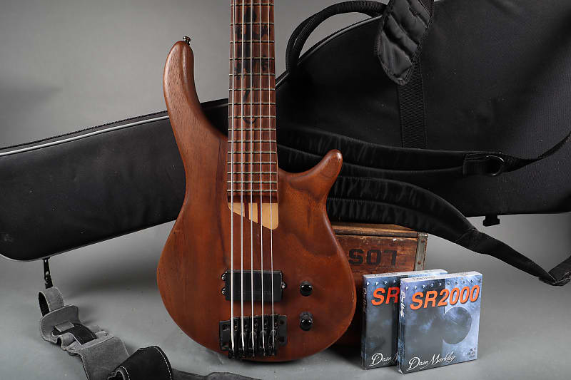USA Warmoth Gecko Custom 5-String Bass With Bartolini Bridge | Reverb