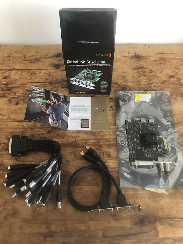 Blackmagic Design PCIe DeckLink Studio 4K Capture and | Reverb