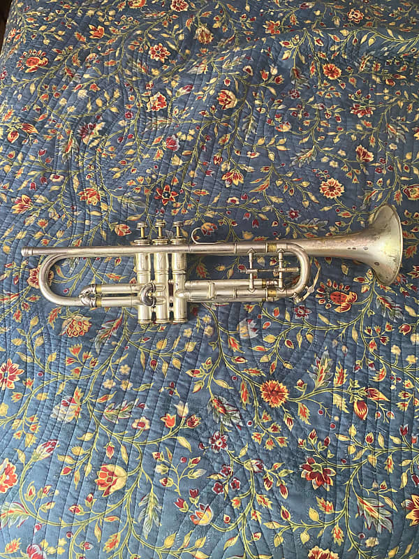 1925 Brua C. Keefer Trumpet with Brush Finish | Reverb