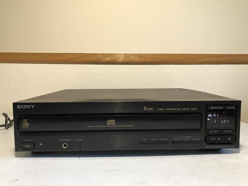 Sony CDP-C305 CD Changer 5 Compact Disc Player HiFi Stereo | Reverb